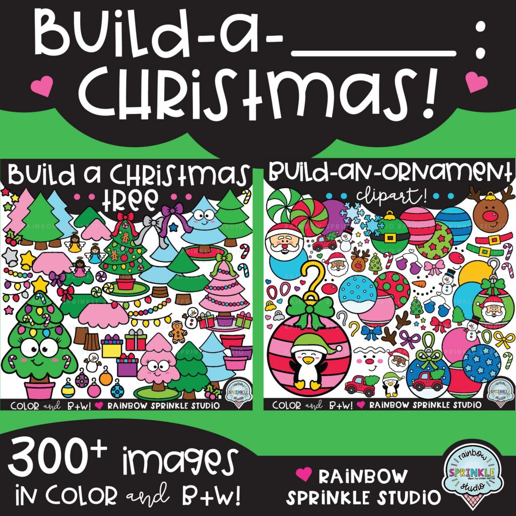 Build a Christmas Clipart Bundle!! - Rainbow Sprinkle Studio
