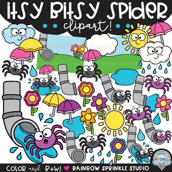 Nursery Rhymes Clipart Super Bundle! - Rainbow Sprinkle Studio